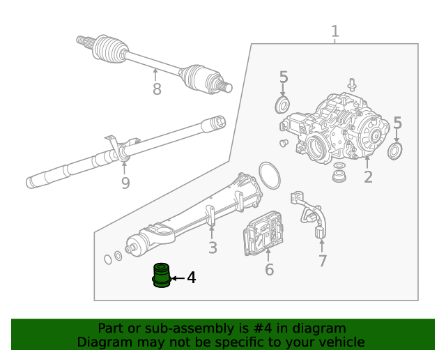 2016-2021 GM Input Shaft Bushing 84417056 | GMPartsDirect.com
