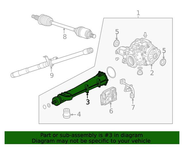 2019-2021 GM Automatic Transmission Turbine Shaft 24287631 ...