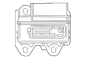 68470824AA - Outside Rear-View Mirror Right - 2019 2020 Ram 1500 ...