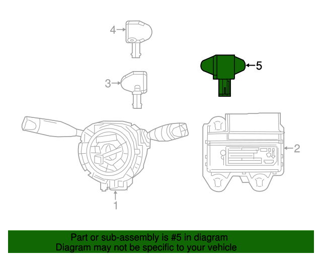 2014-2023 Mopar Pressure Sensor 56038976AA | Mopar Parts Canada