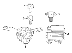68470824AA - Outside Rear-View Mirror Right - 2019 2020 Ram 1500 ...