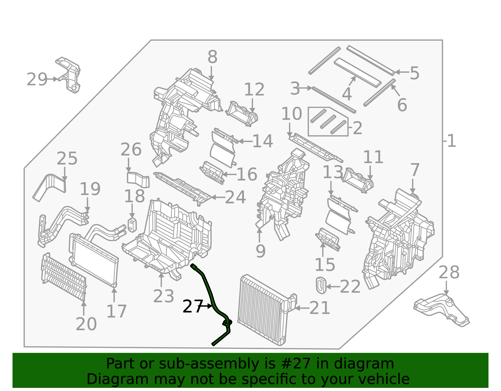 2022-2025 Kia Carnival A/C Evaporator Drain 97173-R0000 | OEM Parts Online