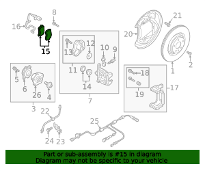 2021-2024 Audi Brake Pads 8W0-698-451-AR | Audi USA Parts