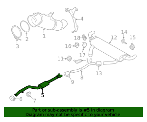 18307935438 - 2019-2025 BMW Front Muffler (18-30-7-935-438) | BMW of ...