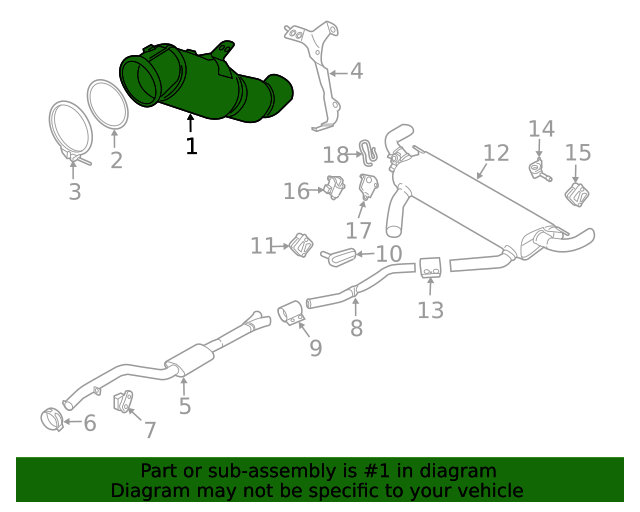 Genuine Catalytic Converter for 2019-2023 BMW | OEM Part# 18-32-8-660 ...