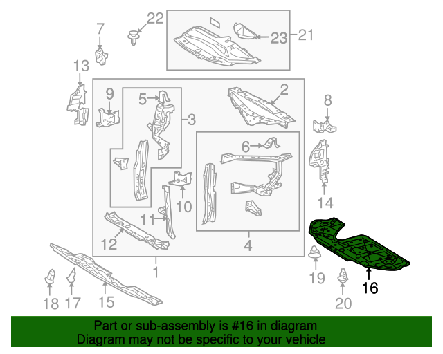2010-2015 Lexus Engine Cover 51442-0E020 | OEM Parts Online