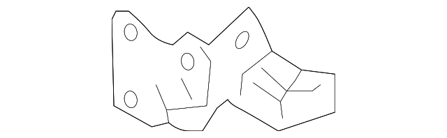 53718-0E020 - Side Support Plate - 2010-2015 Lexus | MyLexusParts