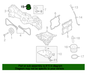 2015-2024 Subaru OEM NEW 2015-2020 Subaru Impreza WRX 2.0L Engine Oil ...