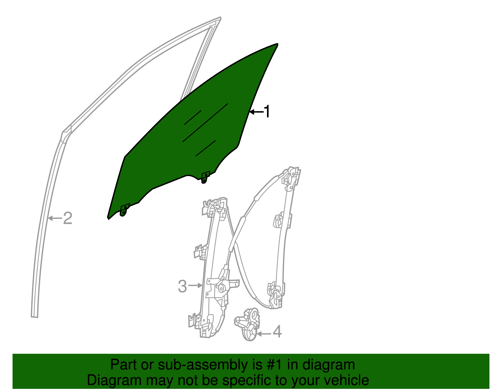 80301-9NC0A - Door Glass 2016-2020 Infiniti QX60 | INFINITI Parts ...