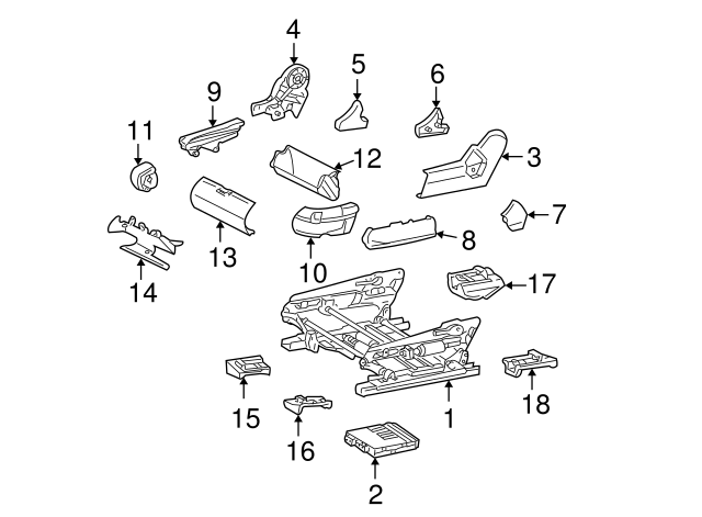 220-820-56-85 - Power Seat Control Module 2000-2006 Mercedes-Benz ...