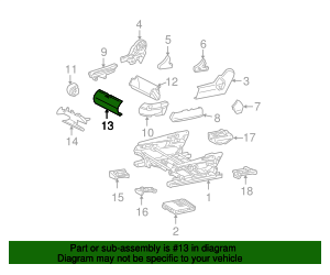 220-910-33-18-7D43 - Seat Trim Panel 2000-2002 Mercedes-Benz ...