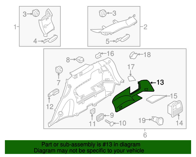 85742-C6500 - Lower Cover 2016-2018 Kia Sorento | Kia.Parts Store
