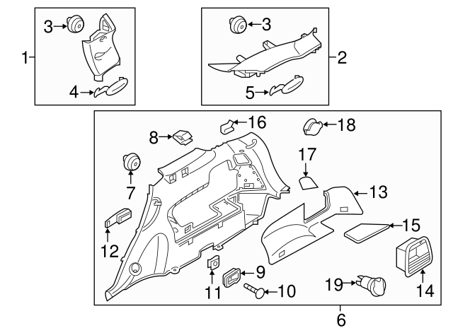 85742-C6500 - Lower Cover 2016-2018 Kia Sorento | Kia.Parts Store