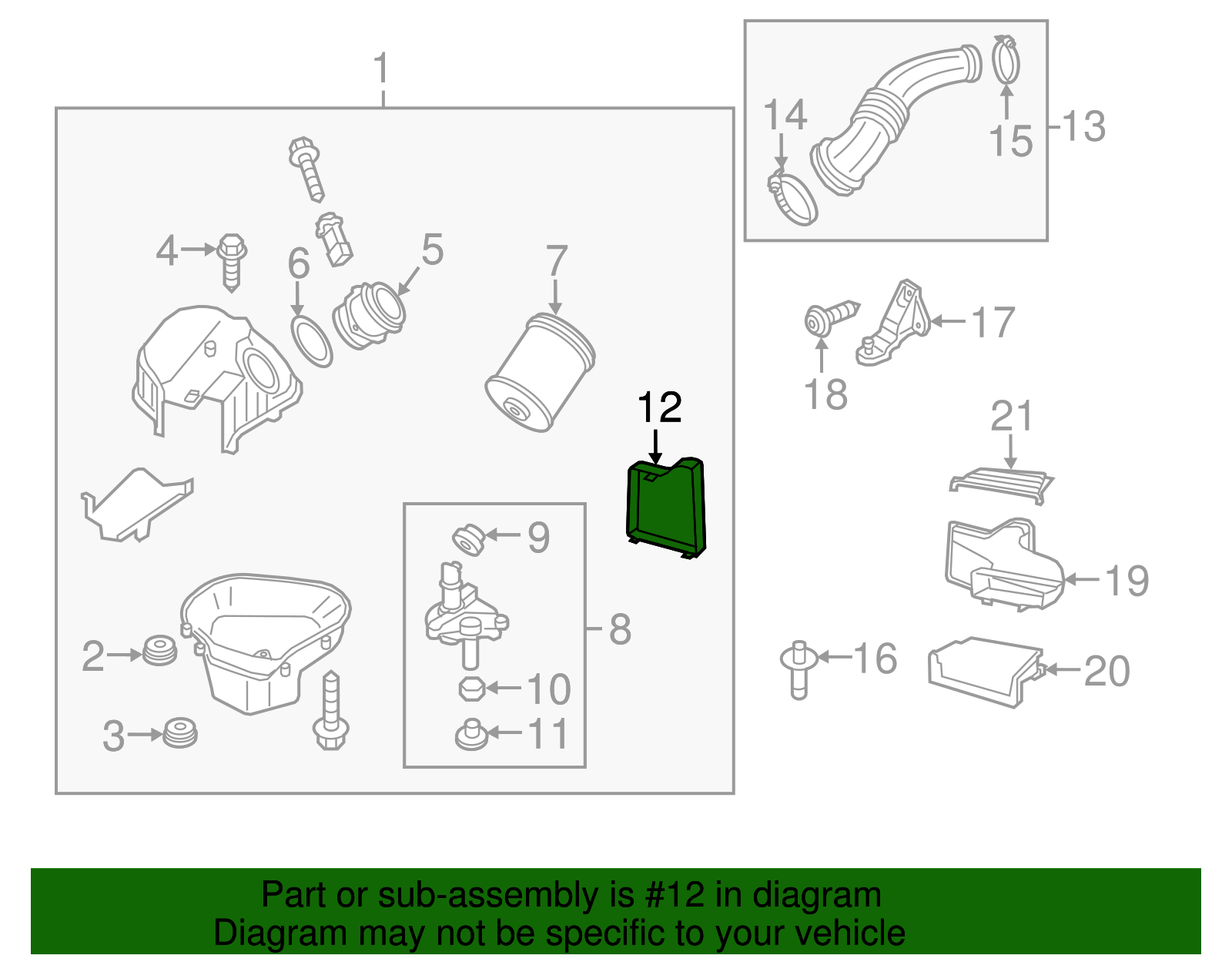 2013-2018 Audi Flange 4H0-133-126-A | Audi OEM Parts Guy