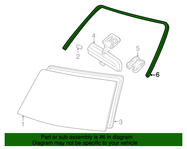 75533-35020 - Reveal Molding 1999-2002 Toyota 4Runner | Longo Toyota Parts