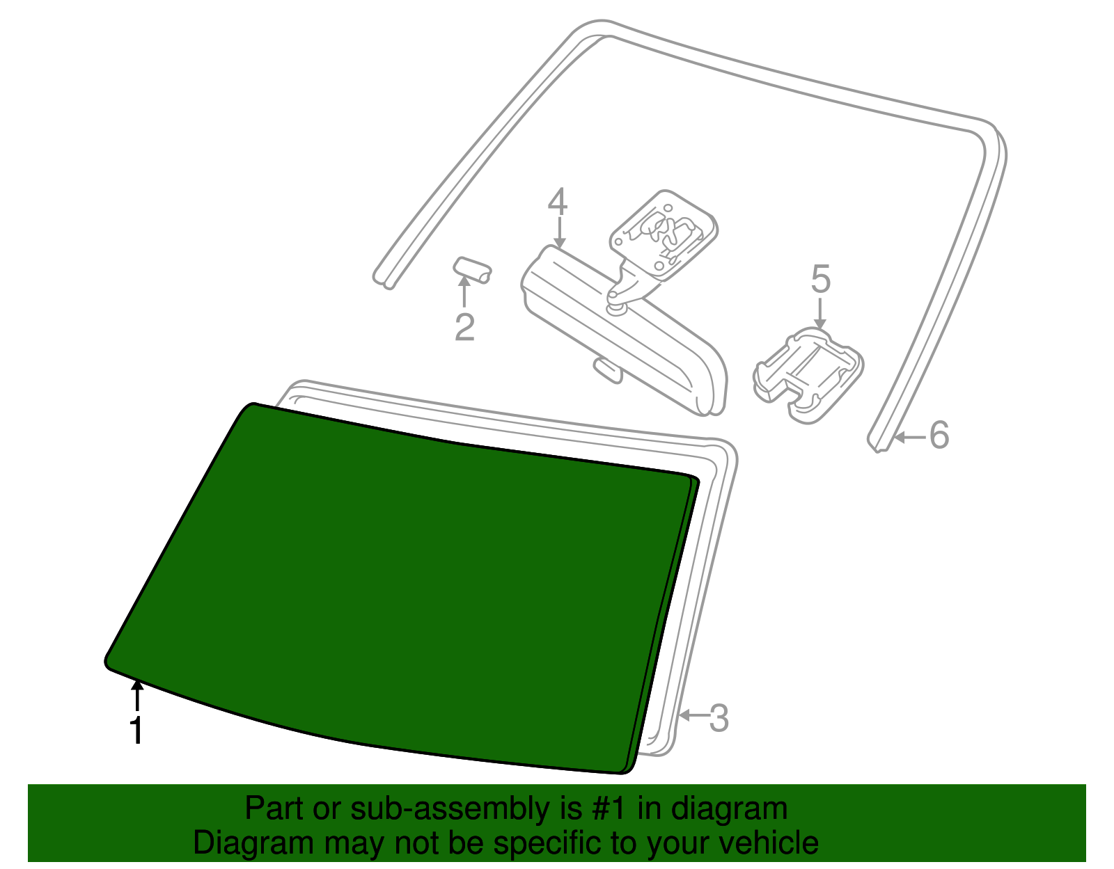 56111-35161 - Windshield | Nucar Toyota of North Attleboro