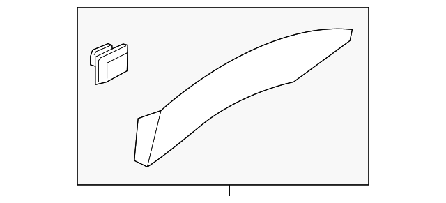 2019-2020 Hyundai Santa Fe Wheel Opening Molding 87742-S2000 | OEM ...