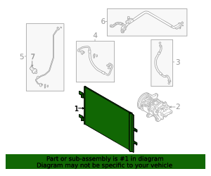 2022-2024 Mitsubishi Outlander Condenser 7812A464 | Mitsubishi Parts ...