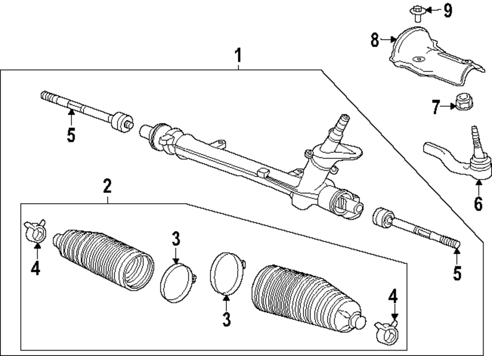 2024-2025 GM Outer Tie Rod 42820979 | Chevy OEM Parts