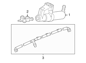2010-2011 Volvo Washer Nozzle - Driver's Side (LH) 31294103 ...