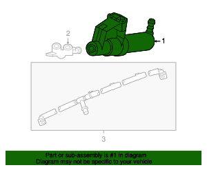 2010-2011 Volvo Washer Nozzle - Driver's Side (LH) 31294103 ...