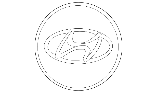 2021-2024 Hyundai Center Cap 52960-L1150 | OEM Parts Online