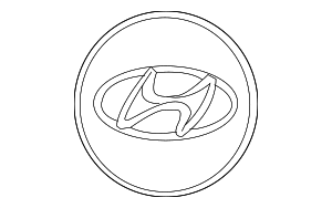 2020-2022 Hyundai Center Cap 52960-L1100 | QuirkParts