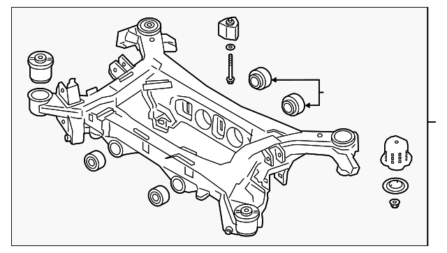 55405-J6205 - Cross-Member 2019-2020 Kia K900 | Kia.Parts Store
