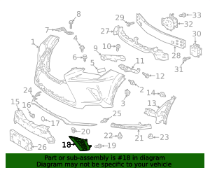 53141-78030 - Grille 2018-2021 Lexus NX300 | AutoNationParts.com