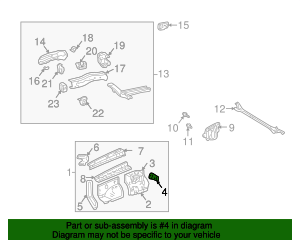 53745-06010 - Apron Reinforced - 2002-2008 Toyota | OEM Genuine Toyota ...