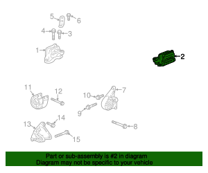 2018-2019 GMC Acadia Motor Mount 84296870 | GMPartsDirect.com