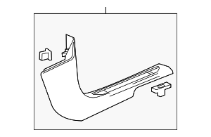 2018-2021 Chevrolet Traverse Cowl Trim 84249529 | QuirkParts
