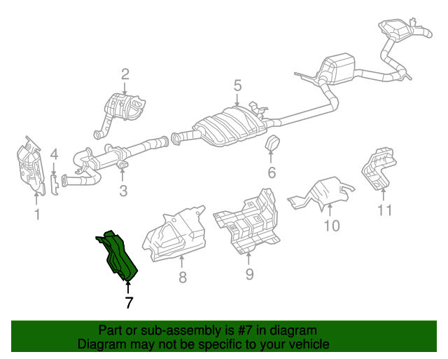 2017-2020 Chrysler Heat Shield 68477637AA | TascaParts.com