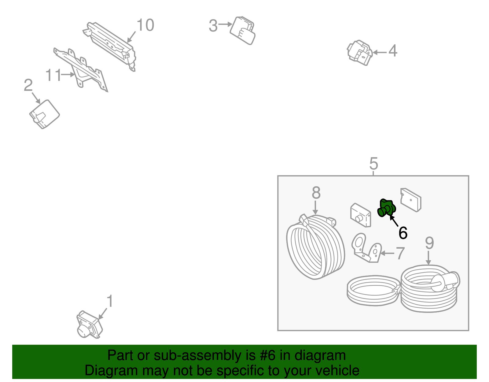 2017-2024 Ford | Park Assist Camera | JC3Z-19G490-E | Walls' Ford Parts