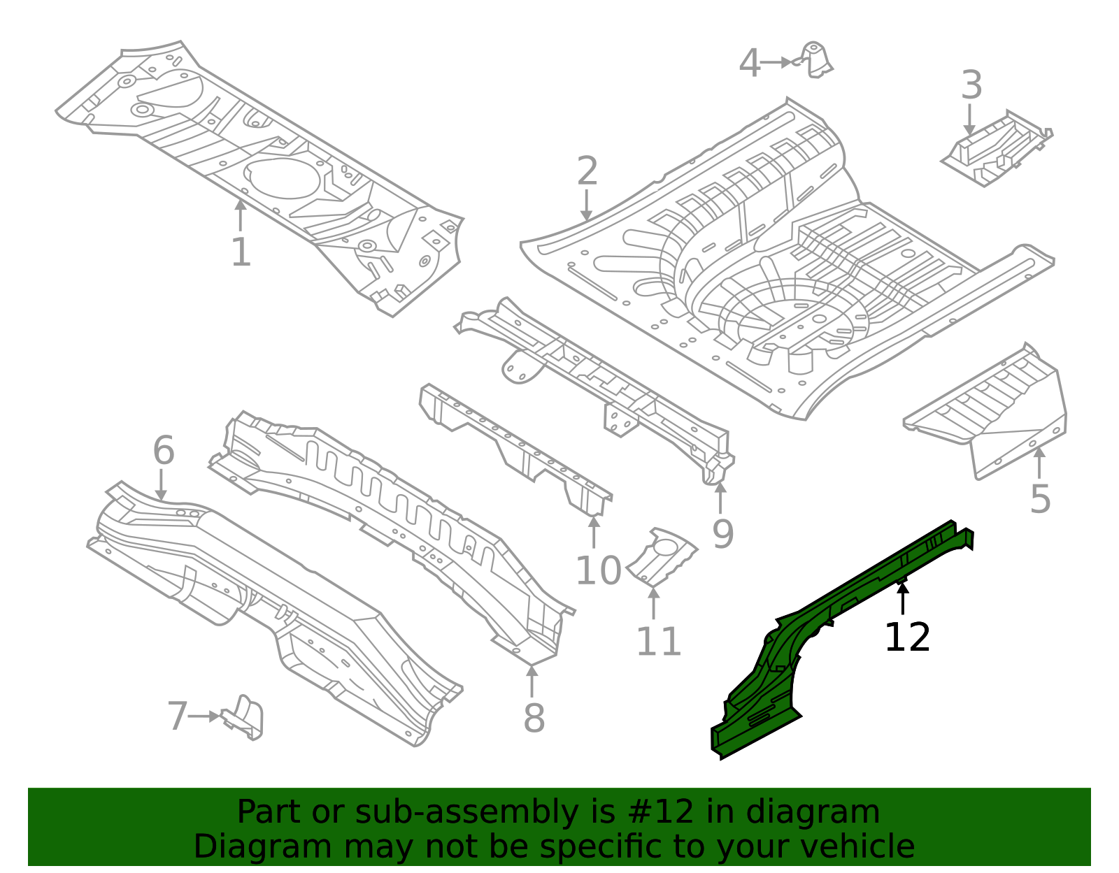 2020-2024 Nissan Versa Side Rail G5511-5EEMA | Sullivan Brothers Nissan