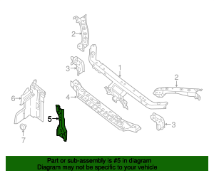 2017-2019 Nissan Sentra Center Support 62550-3ZL0A | Temecula Nissan Parts