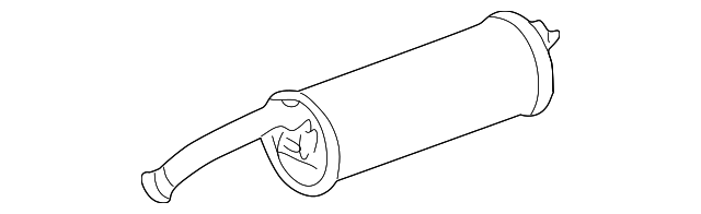 17430-21601 - Muffler & Pipe - 2006 Scion xA | OEM Genuine Toyota Parts