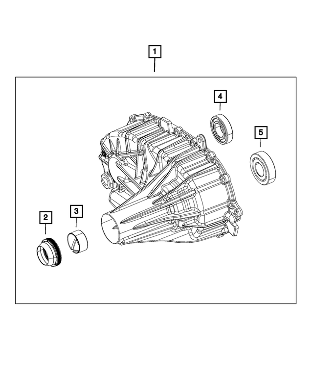 2019-2023 Ram 1500 Rear Case Half 68402277AA | Mopar Estores