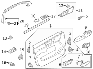 31433407 - Window Switch 2016-2024 Volvo | My Swedish Parts