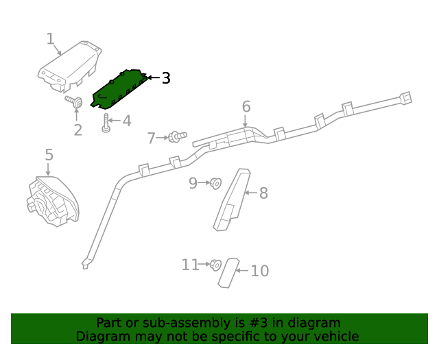 463-860-77-00 - Knee Air Bag 2019-2023 Mercedes-Benz | Mercedes-Benz ...