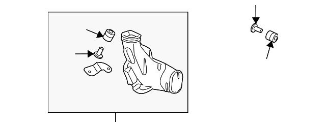 17243-R70-A00 - Air Inlet Tube 2008-2012 Honda | Honda Parts Online