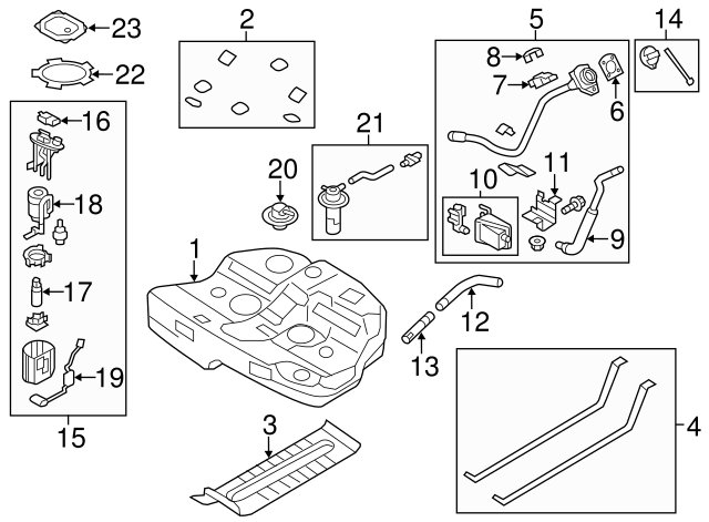 31155-3R500 - Fuel Tank Roll Over Valve 2011-2016 Kia | Kia.Parts Store