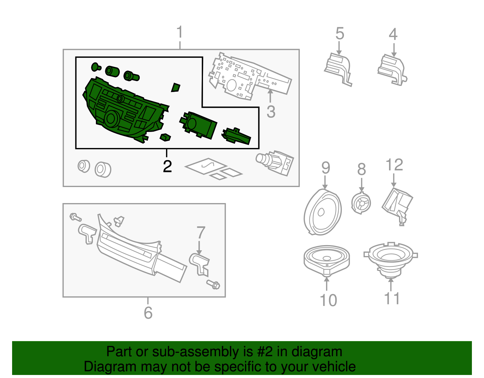 39171-TA0-A11 - 2012 Honda Accord - Tuner Assembly (Clarion) | Honda ...