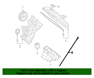 1320180015 - Dipstick 2008-2015 Smart Fortwo | Mercedes-Benz USA Parts