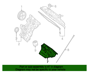 1320100013 - Oil Pan 2008-2015 Smart Fortwo | Mercedes-Benz USA Parts