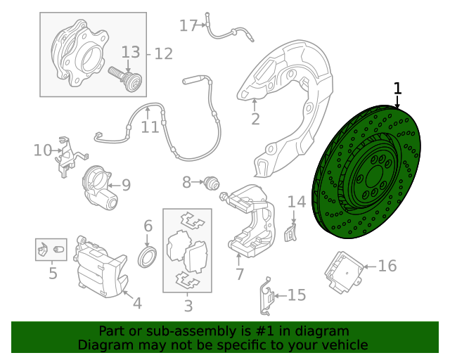 Genuine BMW 34-20-8-074-286 | Rotor Right | FREE Shipping on Most ...
