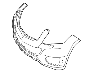 2014-2015 Mercedes-Benz Bumper Cover 204-885-92-38-9999 | MB OEM Parts