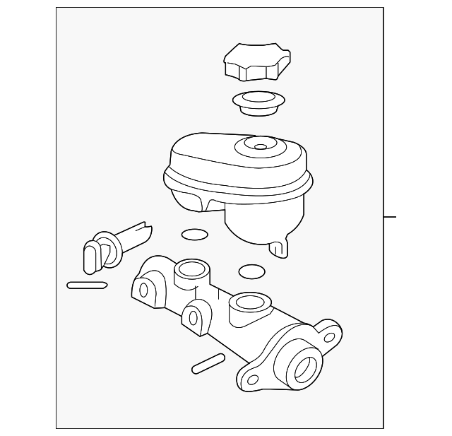 Master Cylinder - GM (19209185) | GMPartsDirect.com
