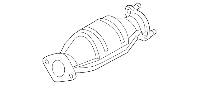 2010-2012 Hyundai Santa Fe Catalytic Converter 28950-2G380 | OEM Parts ...