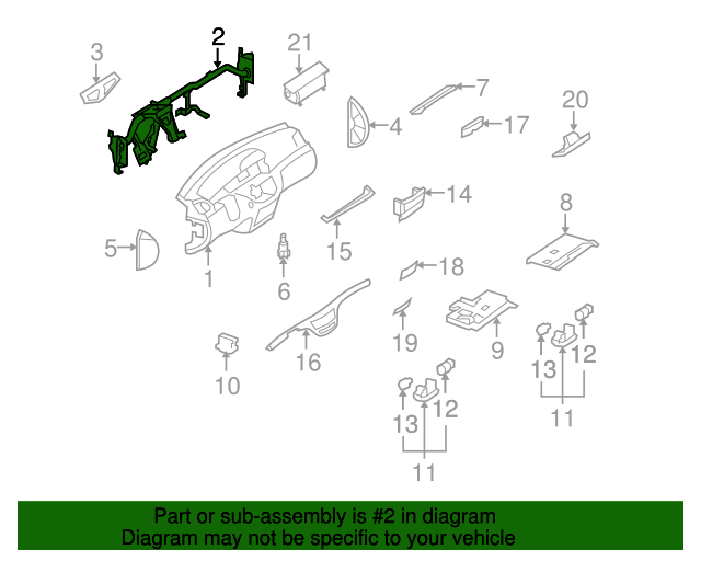 221-620-41-86 - Support 2007-2013 Mercedes-Benz | Mercedes-Benz USA Parts